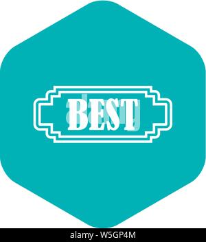Best rectangle label icon, simple style Stock Vector Image & Art - Alamy
