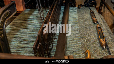 Harris Tweed Weaving, Isle of Harris, Scotland Stock Photo - Alamy