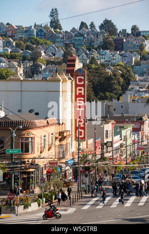 Street scene, Castro district, San Francisco, California, USA Stock ...
