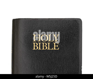 Holy bible isolated on white background Stock Photo - Alamy