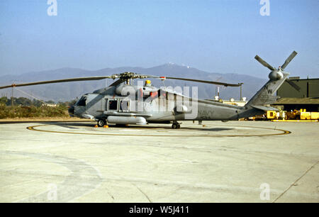 US Navy Sikorsky BLACK HAWK helicopter flying overhead. © Craig M ...