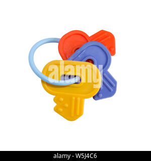 Plastic toy keys Stock Photo - Alamy