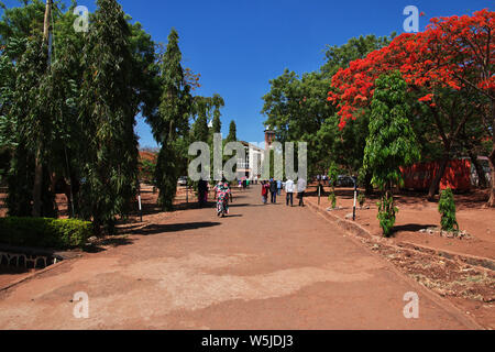 The church in Moshi city of Tanzania, Africa Stock Photo - Alamy