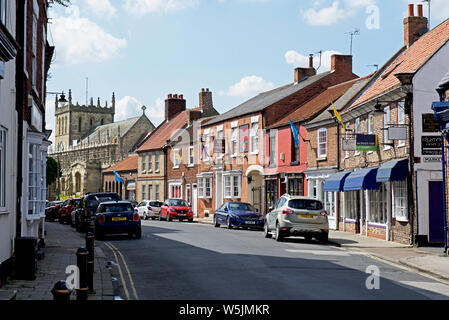 Main Street, Snaith, East Yorkshire, England UK Stock Photo - Alamy