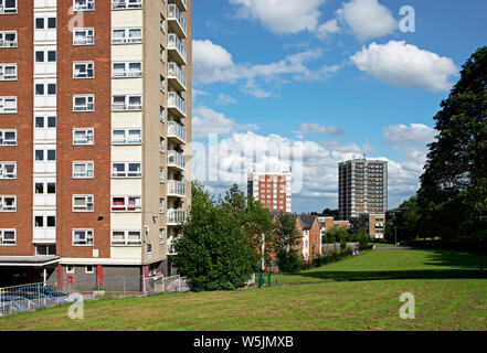 High-rise flats in Armley, Leeds, West Yorkshire, England UK Stock ...
