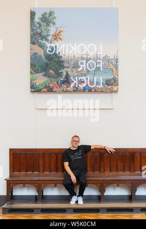 Artist Nathan Coley Stock Photo - Alamy