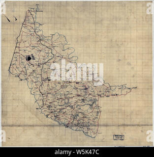 Map of Hanover County, Va Stock Photo - Alamy