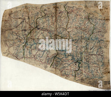 Map of Louisa County, Virginia Stock Photo - Alamy