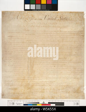 BILL OF RIGHTS, 1789 Stock Photo - Alamy