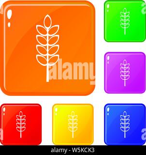 Inlet spike set color collection Stock Vector Image & Art - Alamy