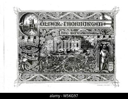 Cölner Thorburgen und Befestigungen 1180 - 1882, Seite 0-IV Stock Photo ...