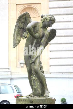 Cupid Cutting His Bow from the Club of Hercules 1750 by Edme Bouchardon ...