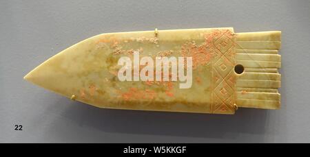 Dagger-Axe, China, Shang dynasty, 12th-11th century BC, bronze haft ...