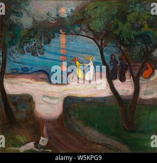 Dance on the Beach Munch Stock Photo - Alamy