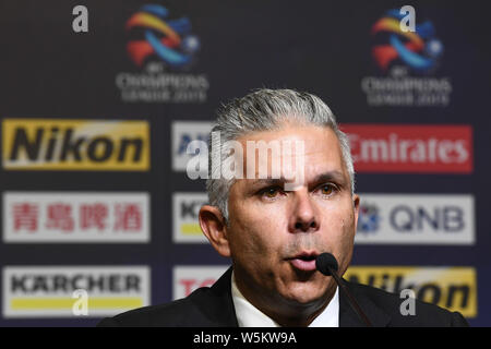 Head coach Steve Corica of Australia's Sydney FC attends a press ...