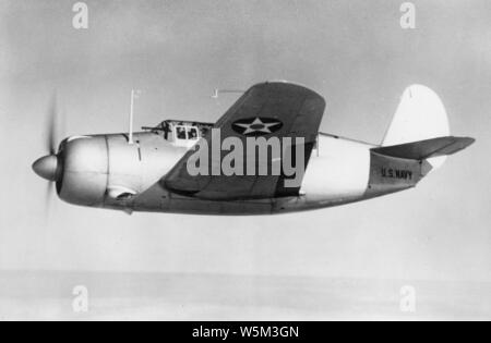Curtiss XSB2C-1 Helldiver prototype in flight, circa 1941 (44268369 ...
