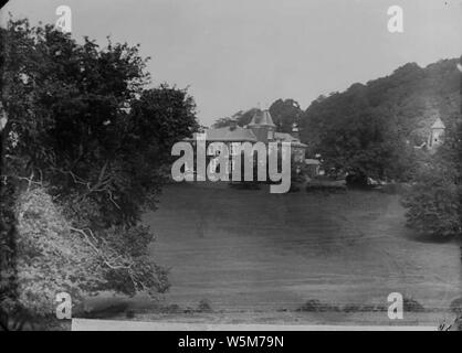 Cyfronnydd Castle Caereinion Stock Photo - Alamy