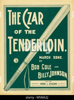 The image is a historical reference to 'The Czar of the Tenderloin,' a ...