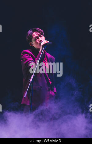 Taiwanese singer Yoga Lin performs during the Asian Music Gala 2017 in ...