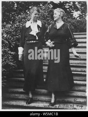 Eleanor Roosevelt and Ruth Bryan Owen, prominent figures in American ...