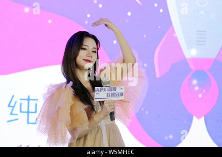 Chinese singer Zhang Zining attends the 2023 China TV Drama Awards in ...