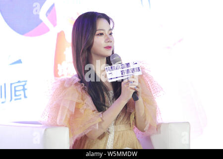 Chinese singer Zhang Zining attends the 2023 China TV Drama Awards in ...