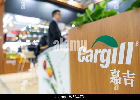 --FILE--People visit the stand of Cargill during the 22nd Food & Hotel ...