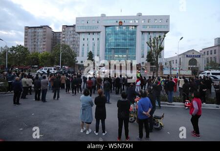 Deng Xueping, lawyer for Zhang Koukou, 36, who was sentenced to death ...