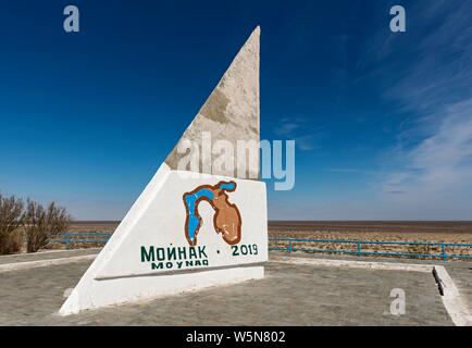 Aral Sea Memorial, Moynaq, Karakalpakstan Autonomous Republic ...