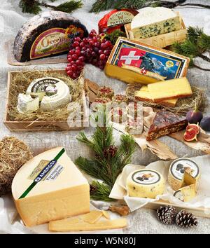 Selection of different cheeses, Germany Stock Photo - Alamy
