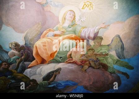 'Glorie der hl. Anna' by Daniel Gran is a baroque painting depicting ...