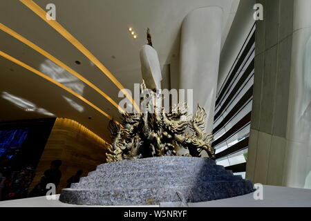 Interior view of the building complex of the Phoenix International ...