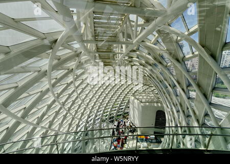 Interior view of the building complex of the Phoenix International ...
