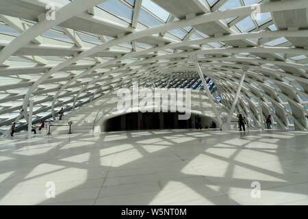 Interior view of the building complex of the Phoenix International ...