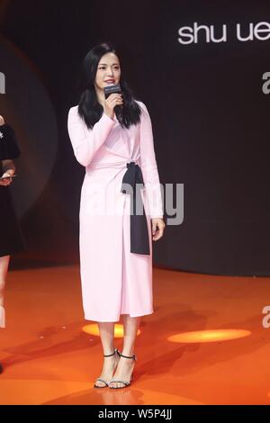 Chinese actress Chen Shu attends the 2026 China Film and TV Night in ...