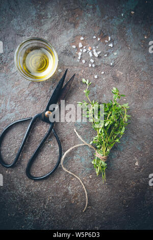 salt crystals on olive wood Stock Photo - Alamy