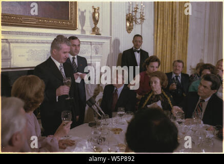 Jimmy Carter and Rosalynn Carter host State Dinner in honor of ...