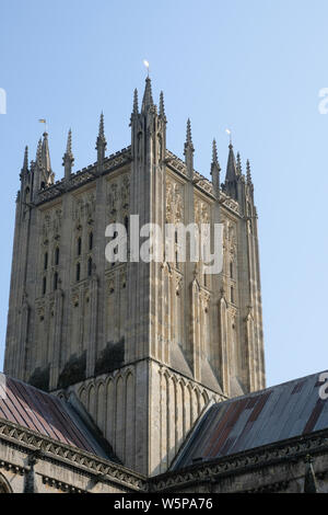 Bell Tower at Wells Cathedral, Somerset Stock Photo - Alamy