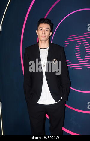 Hong Kong Cantopop singer, songwriter, and actor Pakho Chau attends an ...