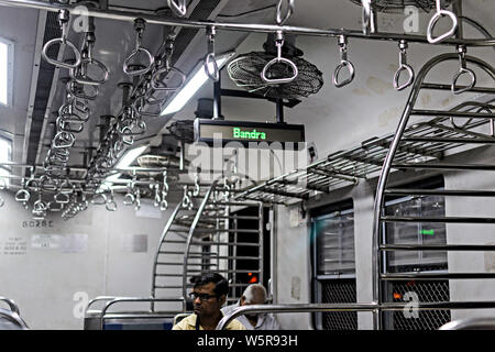 Indicator in train, Bandra Railway Station, Mumbai, Maharashtra, India ...