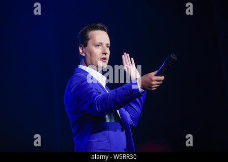 Russian singer-songwriter Vitaliy Vladasovich Grachov, better known by ...