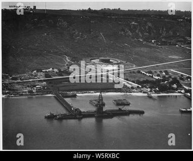 Naval Fuel Depot: Aerial View Showing Development, September 10, 1924 ...