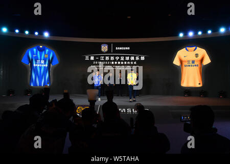 View of the 2019 - 2021 Sponsorship Signing Ceremony for Samsung ...