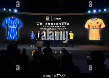 View of the 2019 - 2021 Sponsorship Signing Ceremony for Samsung ...