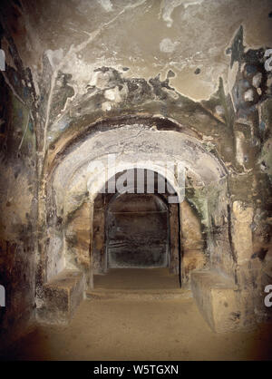 Antro della Sibilla, Cave of the Sibyl, Cumae, Bacoli, Pozzuoli, Naples ...
