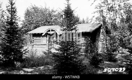Photograph of Mueller Cabin Near Cook Dam; Scope and content: Original ...