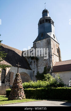 Tiron Abbey gardens, Thiron-Gardais, Eure & Loir department, region ...