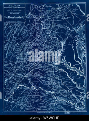 Civil War Maps 0603 Map covering the field of operations of the Army of ...