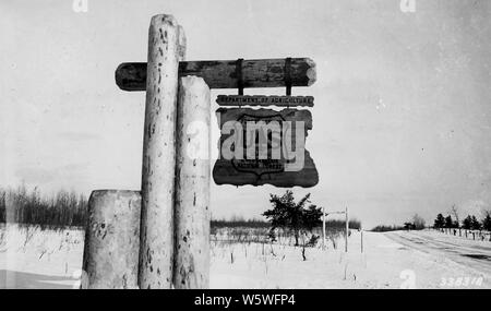 Photograph of View of Sign Leaving Gibbet; Scope and content: Original ...