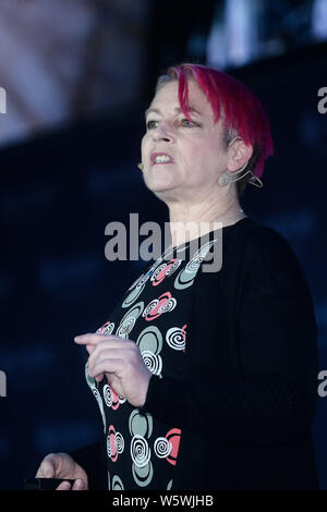 Andra Keay, Managing Director of Silicon Valley Robotics, attends an ...